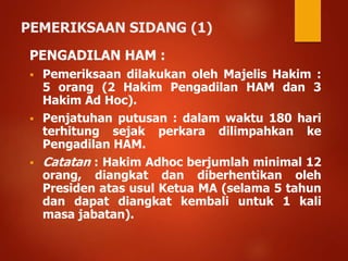 Hukum Acara Pengadilan Hak Asasi Manusia (Idik Saeful Bahri) | PPT