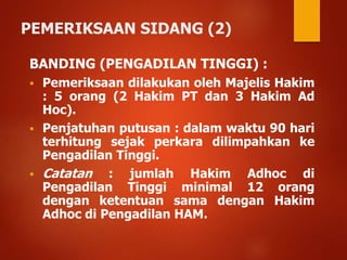 Hukum Acara Pengadilan Hak Asasi Manusia (Idik Saeful Bahri) | PPT