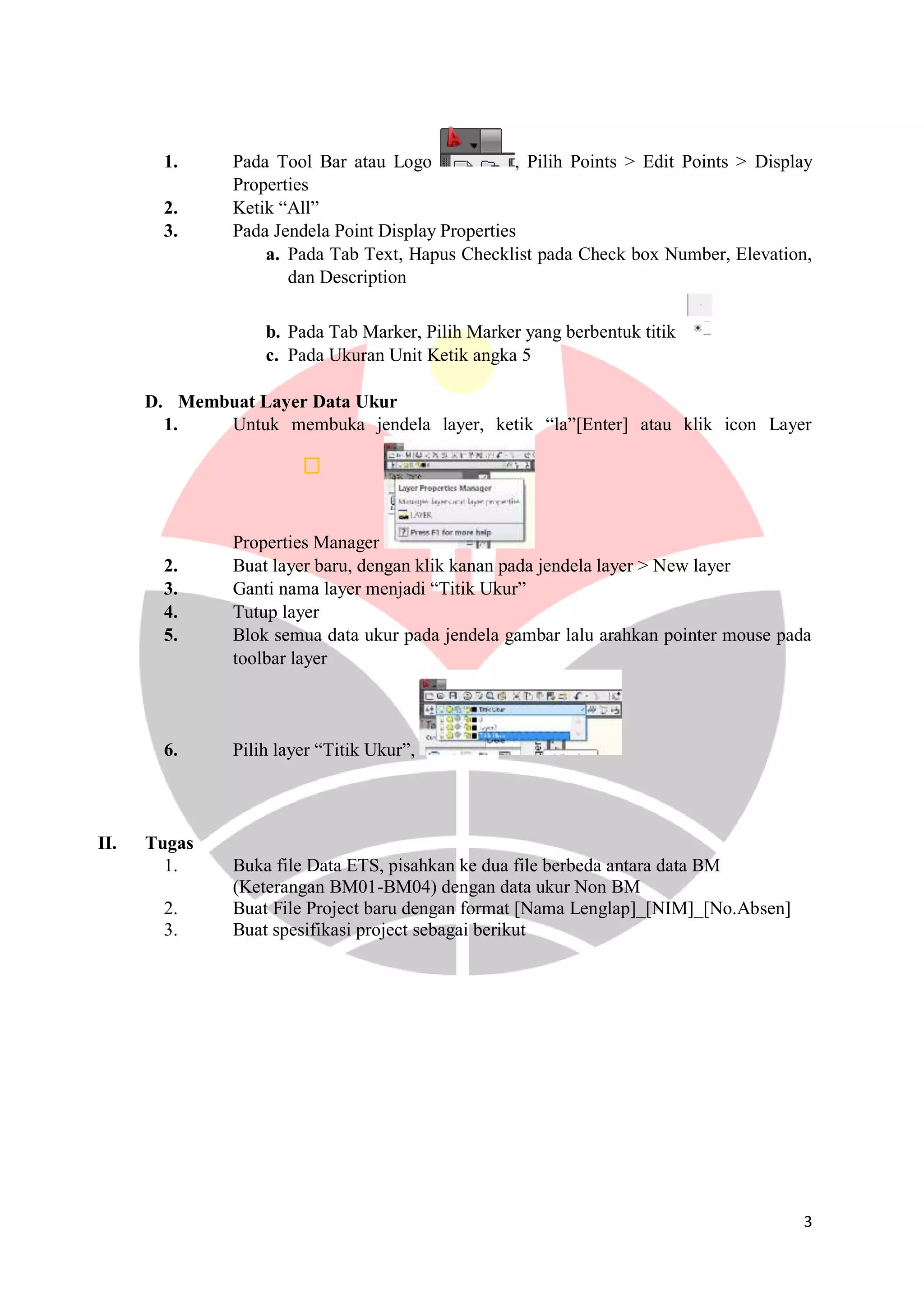 Modul Import Titik AutoCAD Land Desktop 2009 | PDF