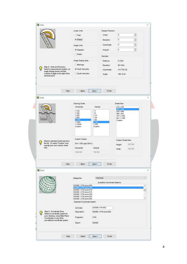 Modul Import Titik AutoCAD Land Desktop 2009 | PDF