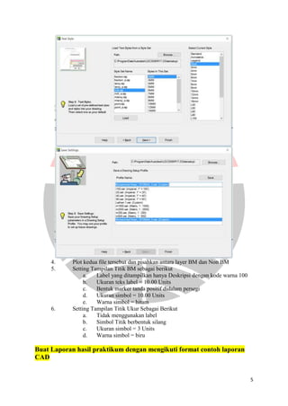 Modul Import Titik AutoCAD Land Desktop 2009 | PDF