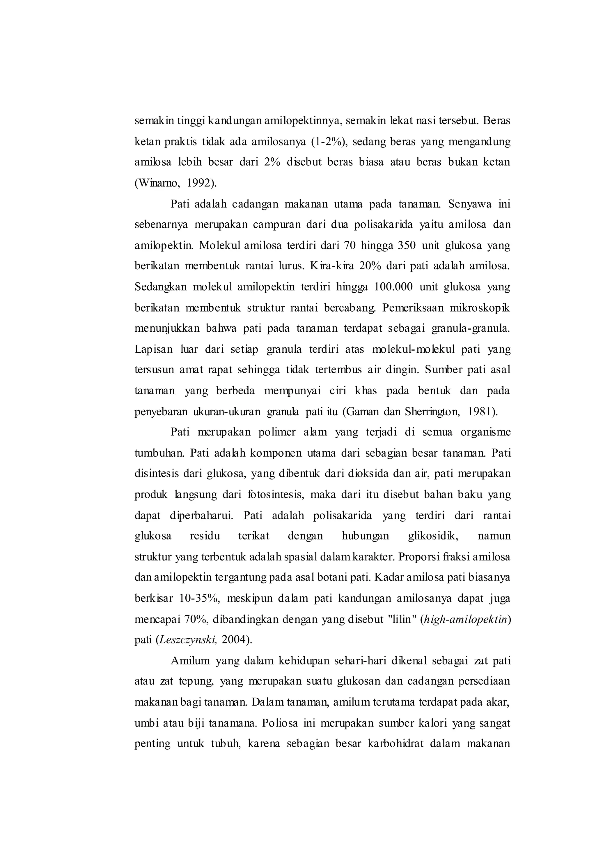 Acara II Kadar Amilosa | DOCX