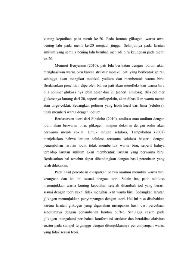 Laporan Biokimia ITP UNS SMT3 Enzim | PDF