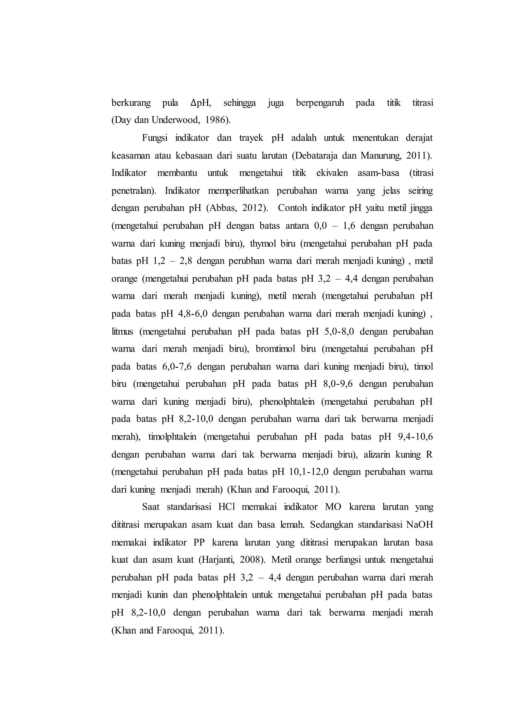 Acara I Pembuatan Larutan dan Standarisasinya | DOCX