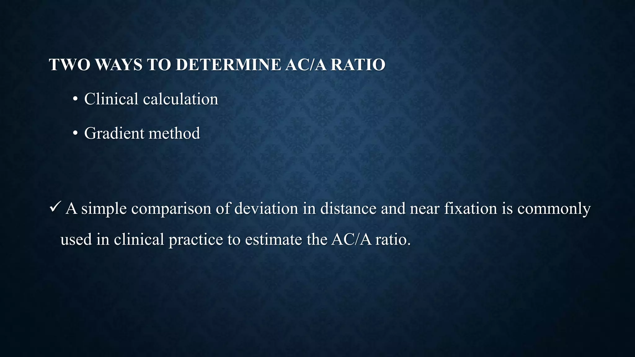 Ac/a ratio | PPTX