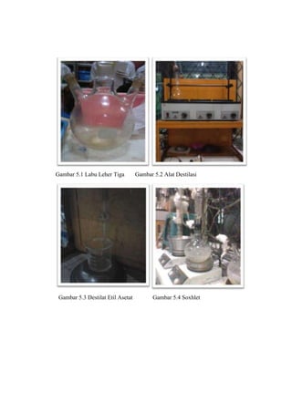 ITP UNS SEMESTER 2 Laporan KimOr Acara 5 Esterifikasi | DOCX