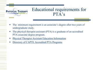 A career in physical therapy | PDF