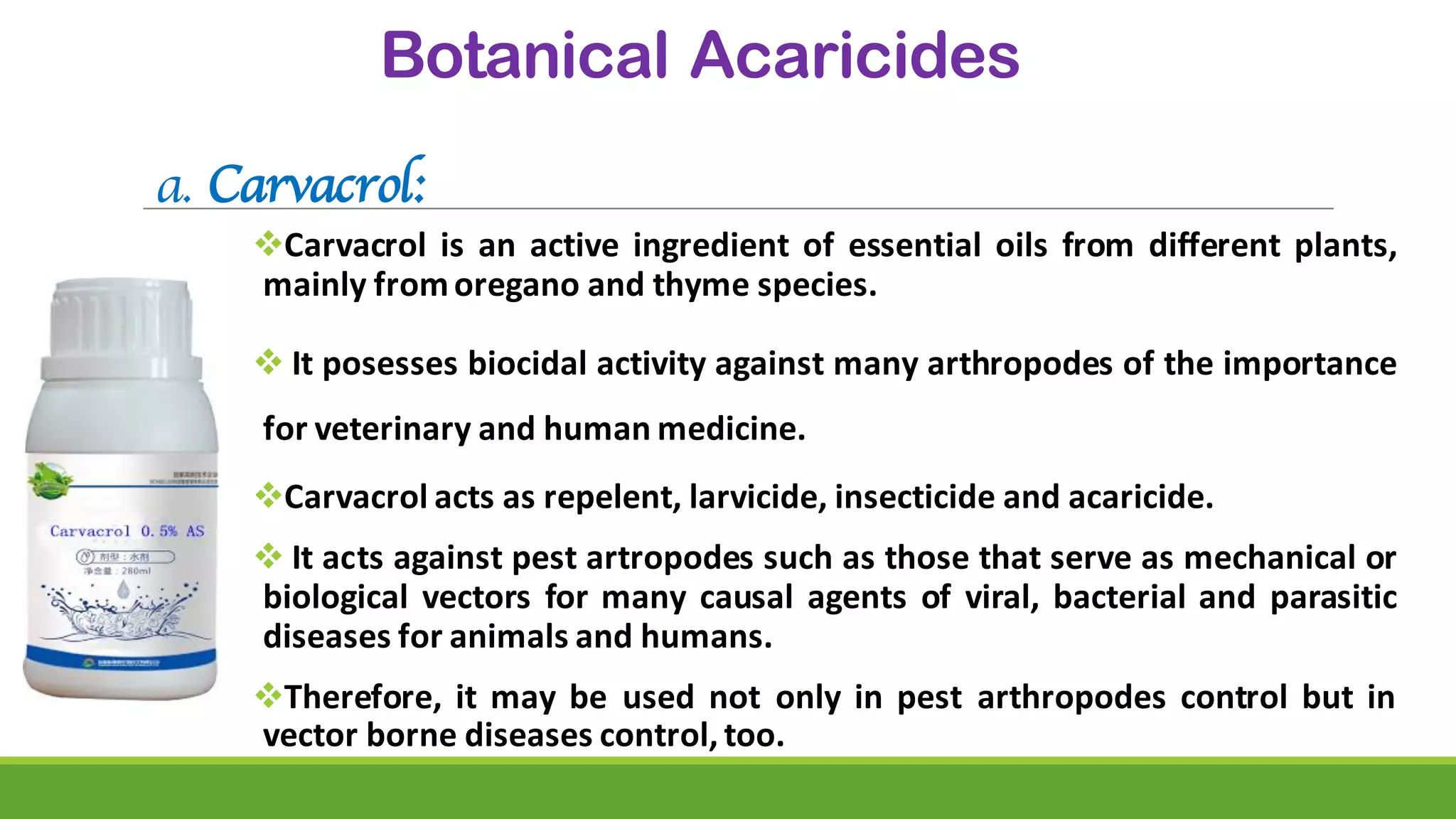 Acaricides classification | PDF