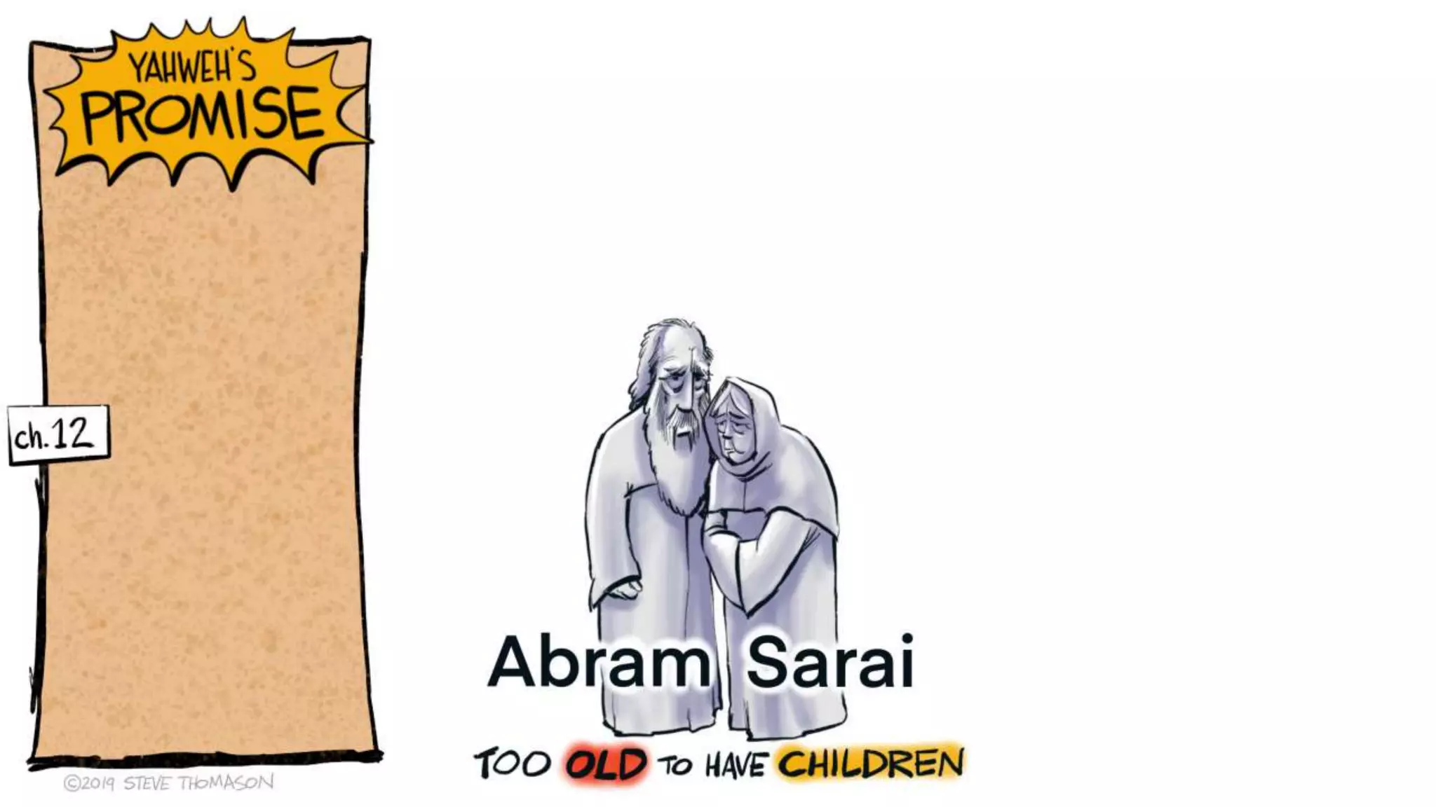 A Cartoonists Guide to Abraham, Sarah, and Laughter | PPT