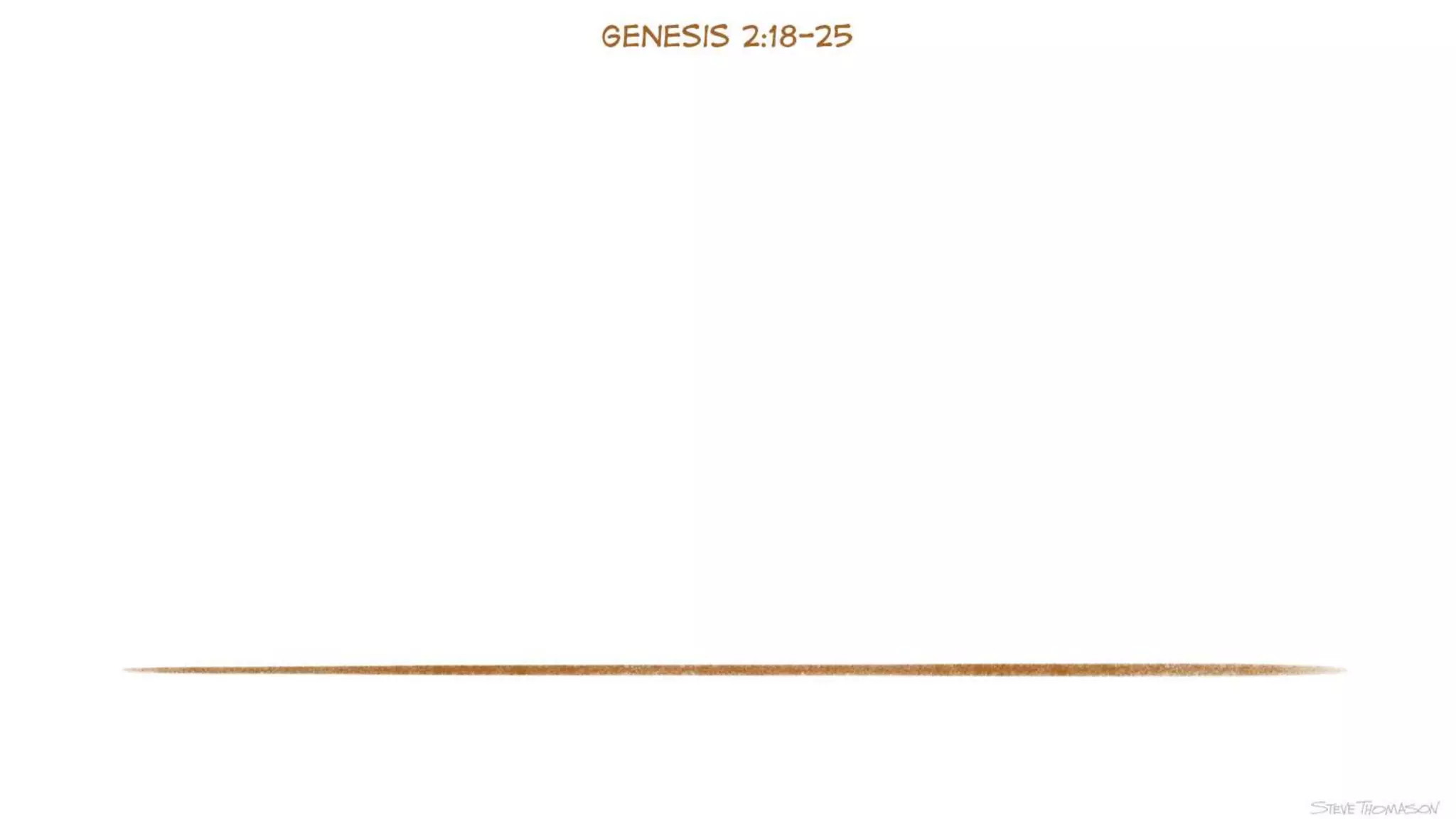 A Cartoonists Guide to Genesis 2:8-25 | PPT