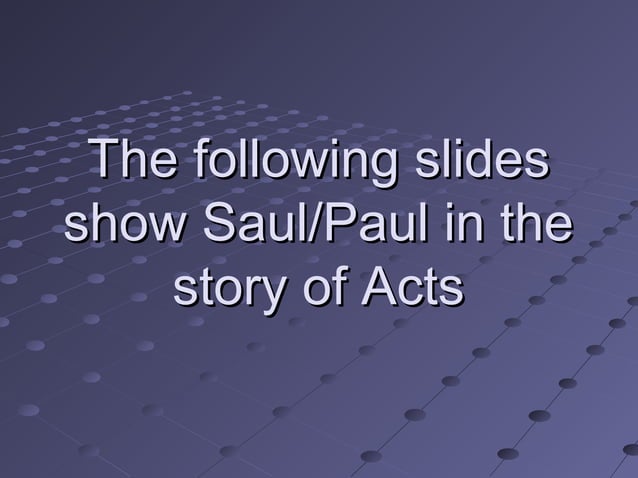 A Cartoonist's Guide to The Apostle Paul | PPT