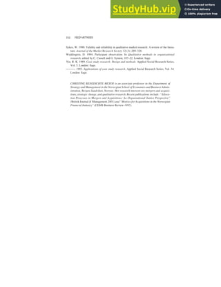 A Case in Case Study Methodology.pdf | Business | Business and Finance