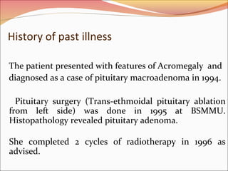 Pituitary Surgery Needs Long Term Follow Up, A Case of Acromegaly | PPT