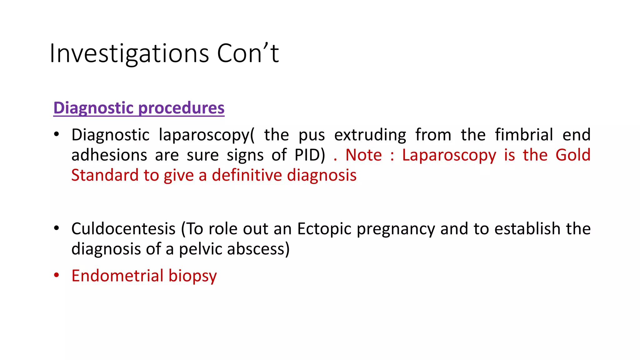 A case of acute Pelvic Inflammatory Disease (PID) | PPTX