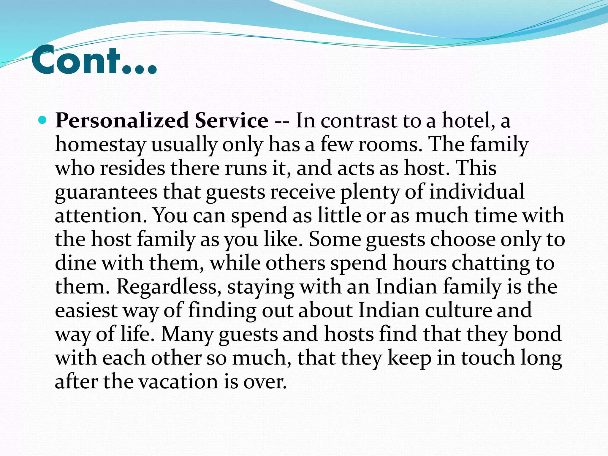 A case of a homestay concept | PPTX