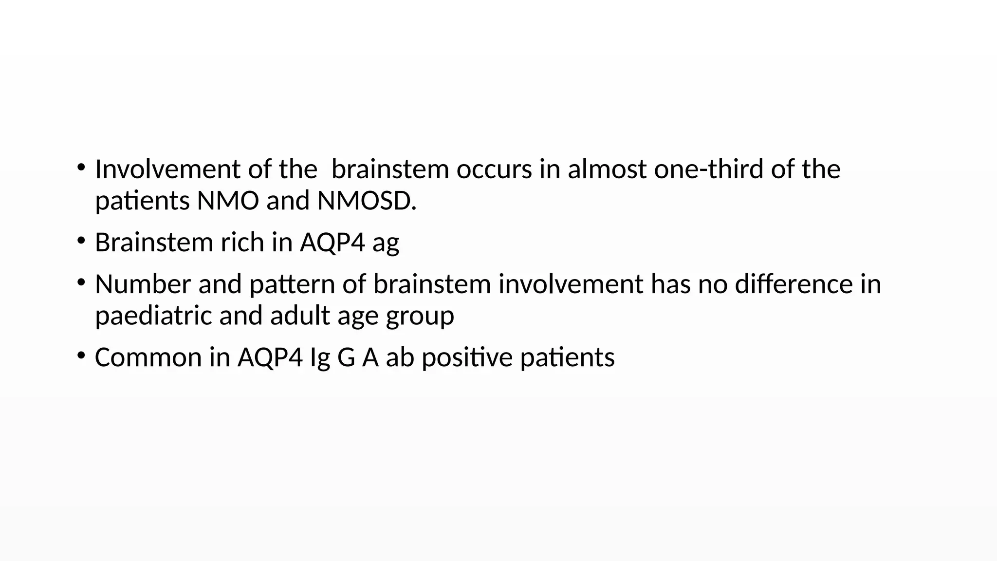 A case of brainstem syndrome, a case of nmo | PPTX