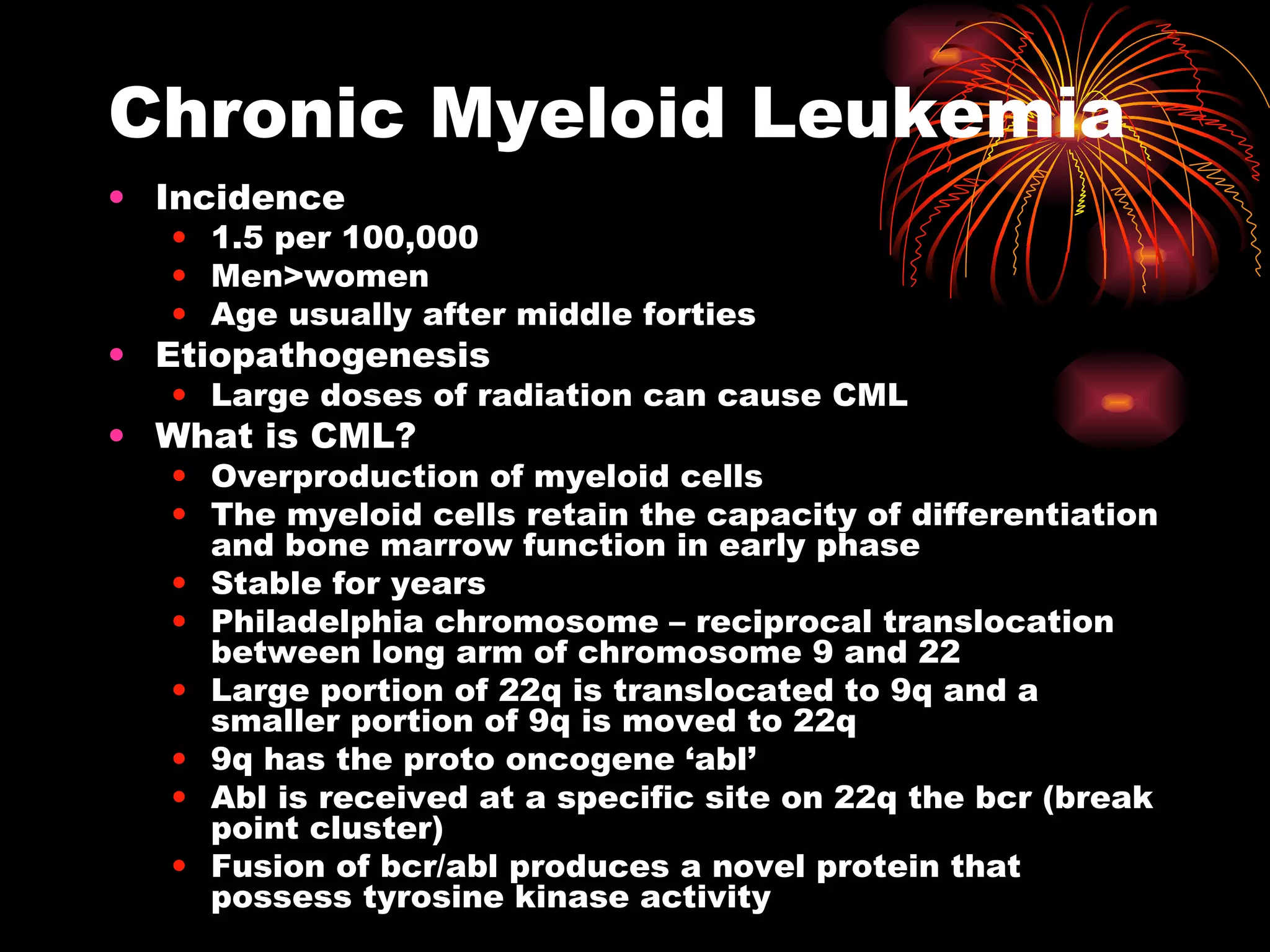 A case of Chronic Myeloid Leukemia | PPT