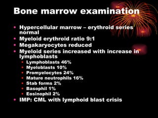 A case of Chronic Myeloid Leukemia | PPT