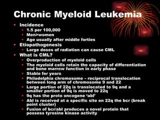 A case of Chronic Myeloid Leukemia | PPT
