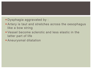 A case of dysphagia lusoria | PPTX