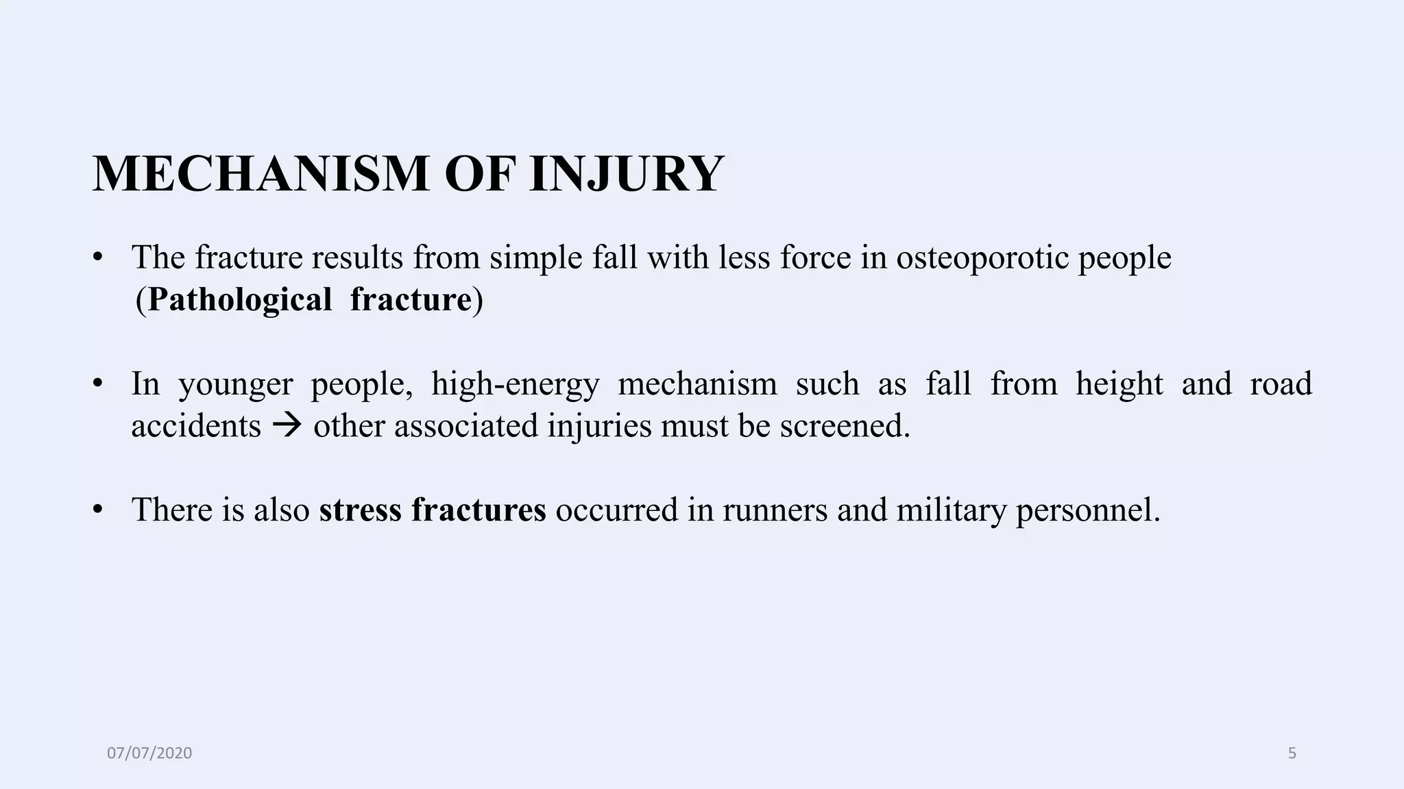 A case of fracture neck of femur | PPTX