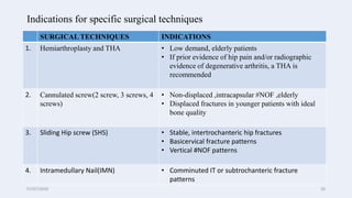 A case of fracture neck of femur | PPTX