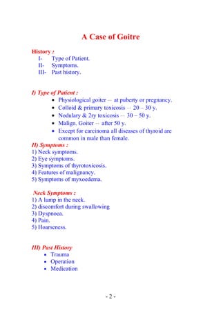 Case of Goitre | DOC
