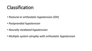 A case of hypotension | PPTX
