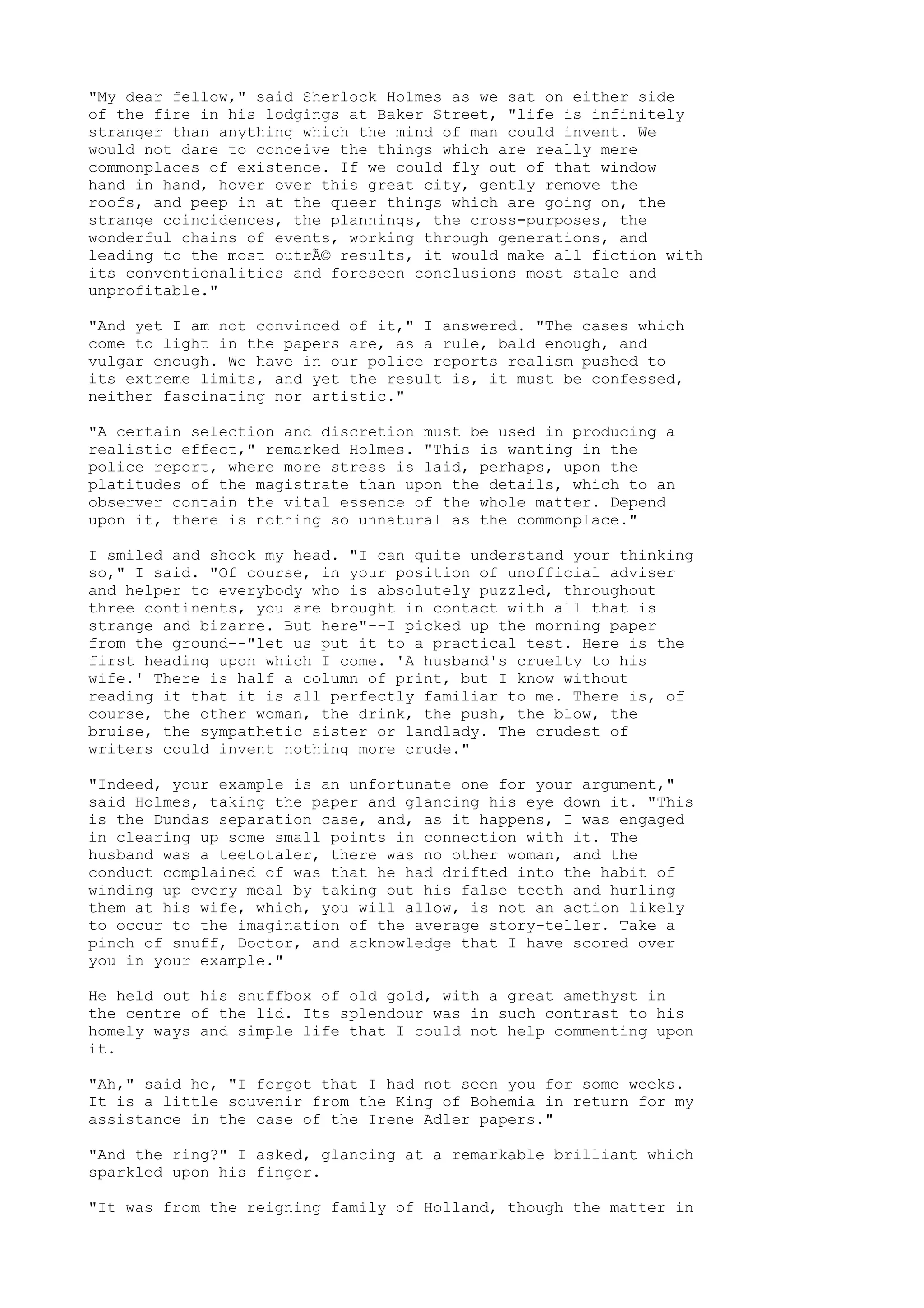 A case of identity | TXT