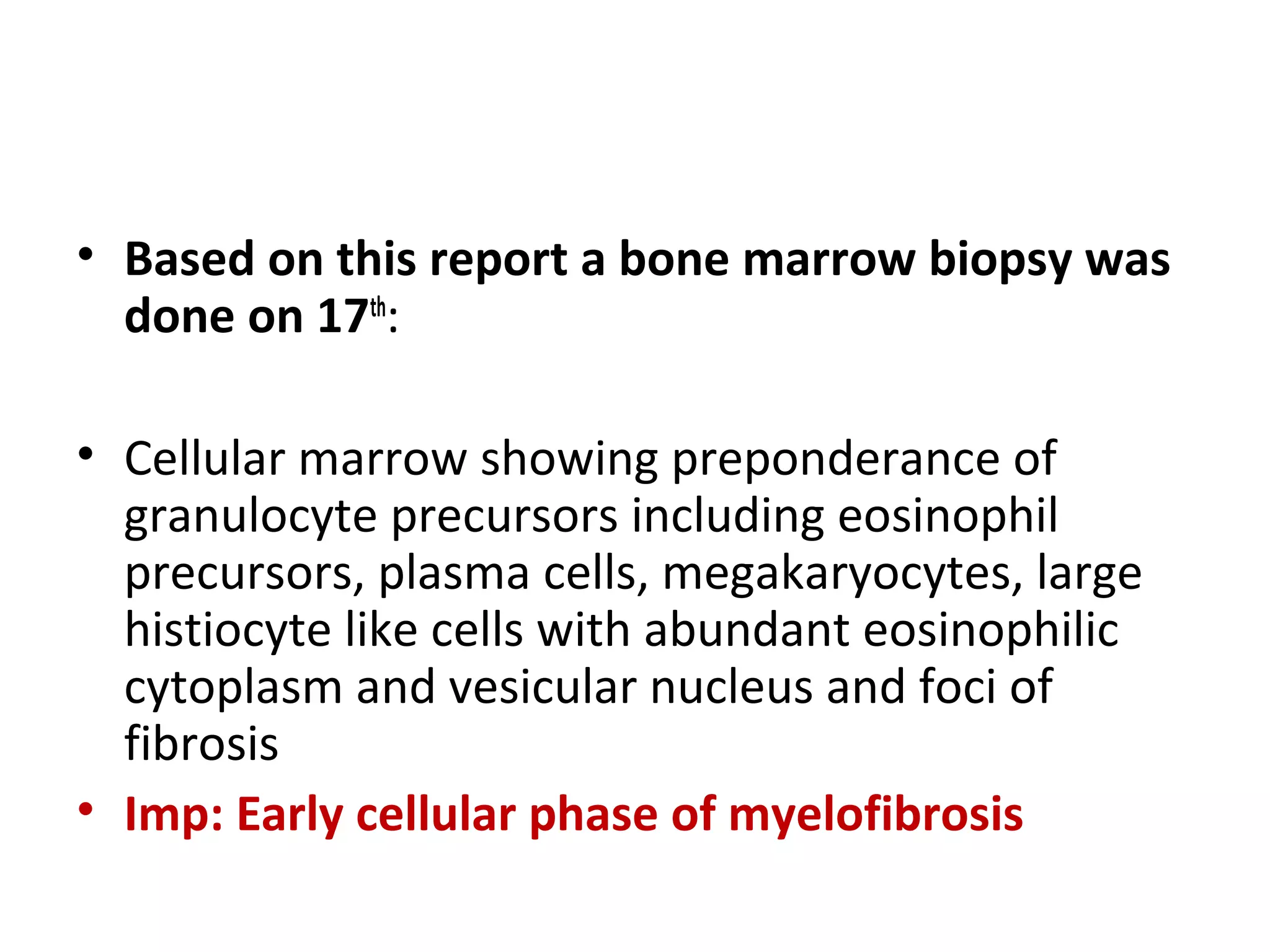 A Case of Primary Myelofibrosis | PPT