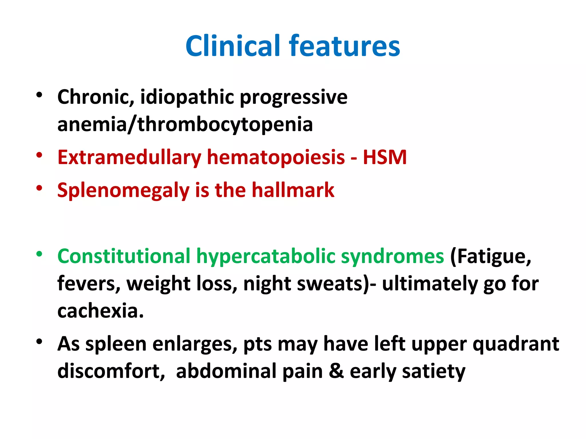 A Case of Primary Myelofibrosis | PPT