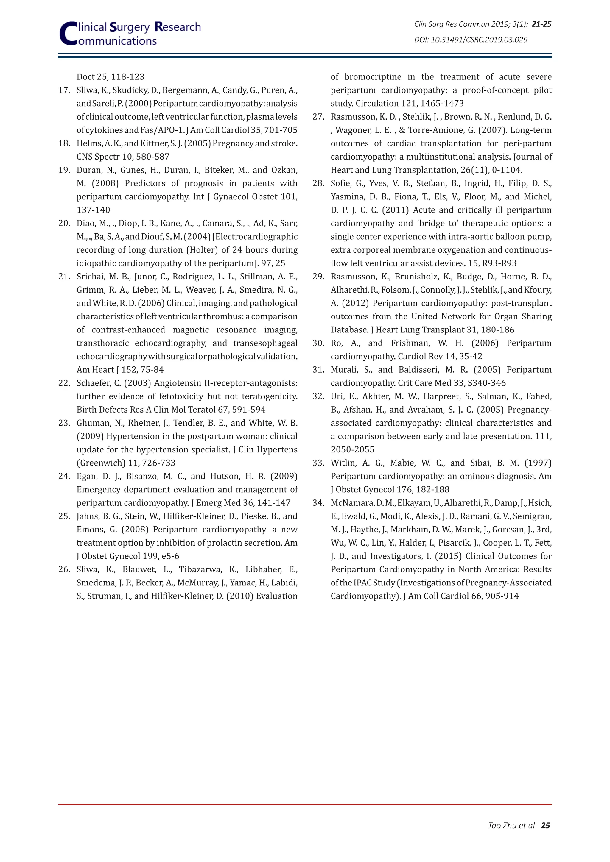 A case of perinatal cardiomyopathy | PDF