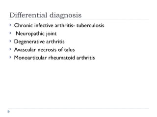 A case of tuberculosis of ankle management.pptx