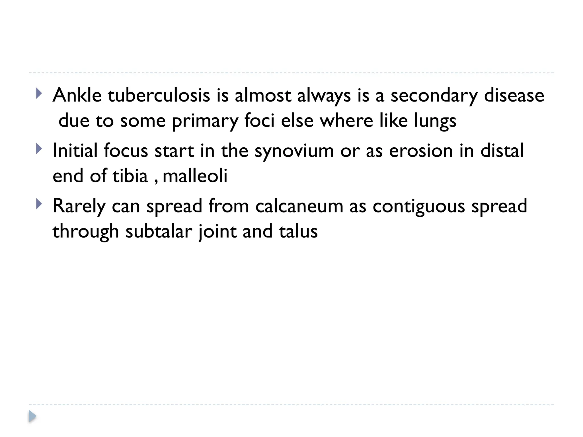 A case of tuberculosis of ankle and its management.pptx