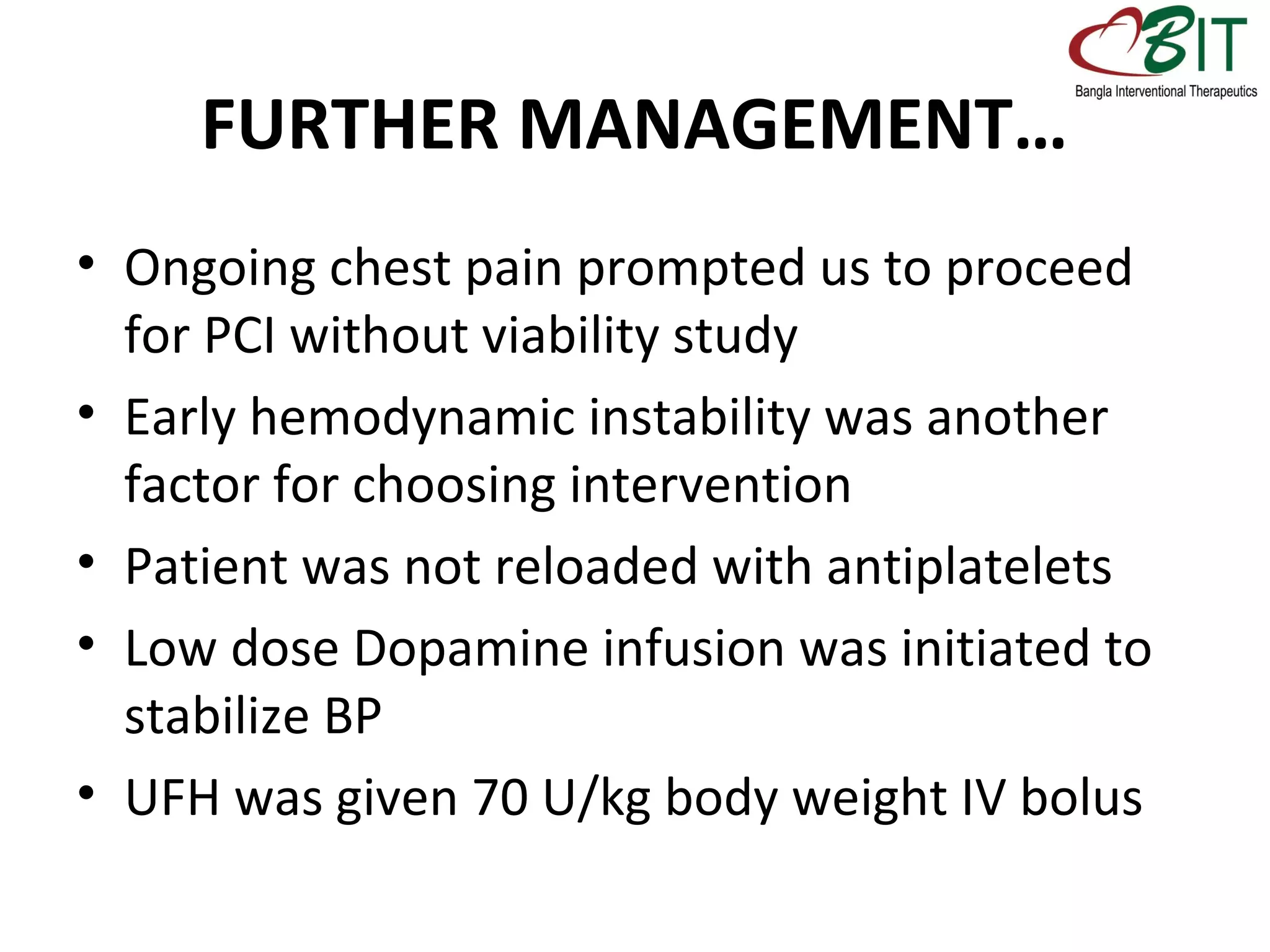 A case of typical stemi in indian scenario | PPT