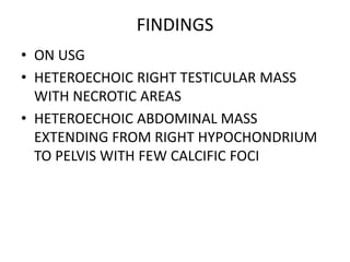 A case of yolk sac tumour with normal | PPT