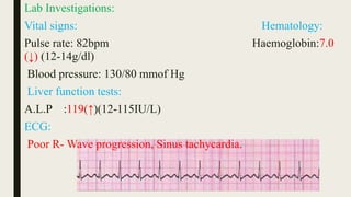 A case study on anemia with congestive heart failure | PPTX
