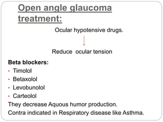 A case presentation on GLAUCOMA..pptx