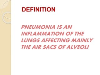A case presentation on pneumonia | PPTX