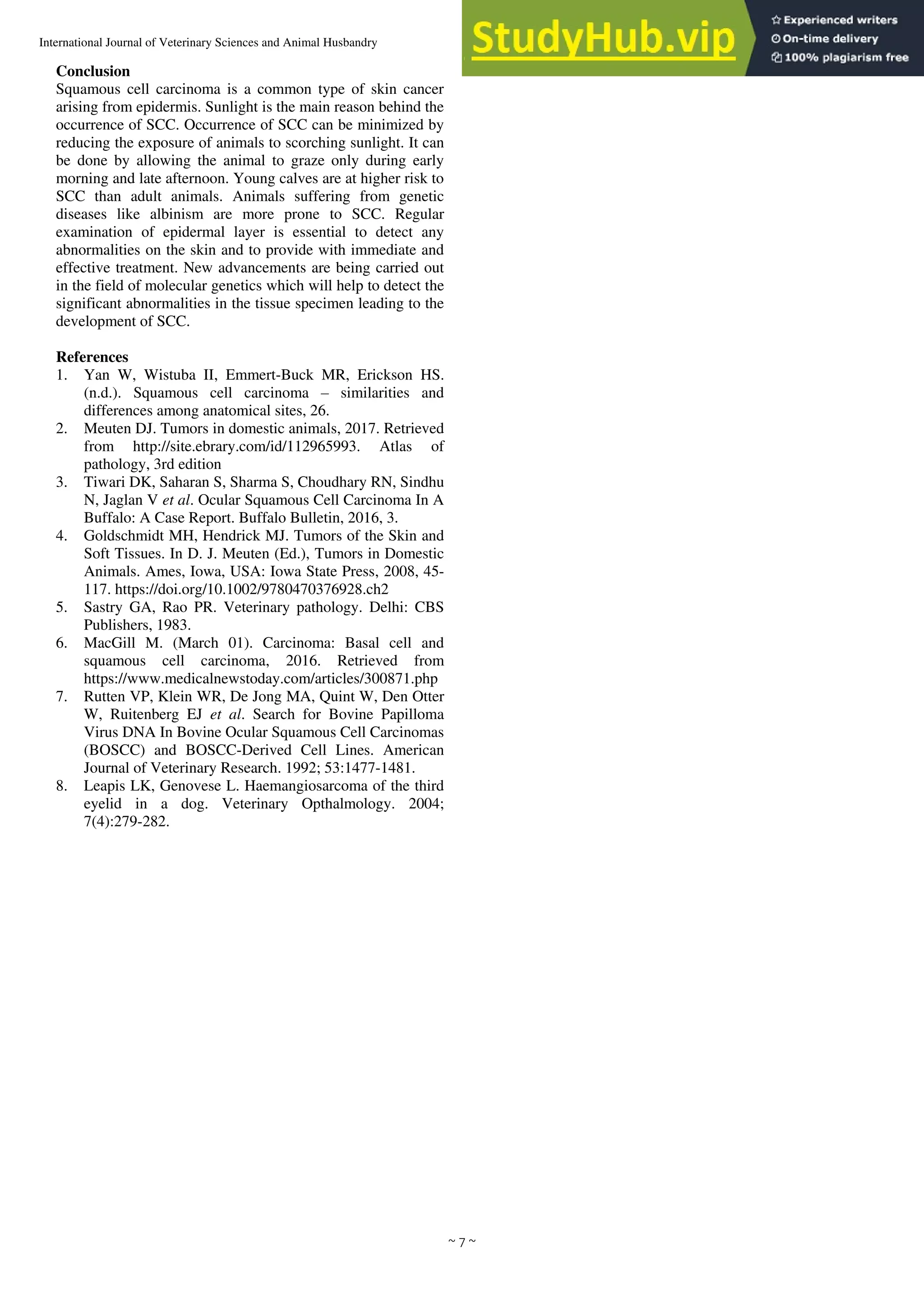 A case report of squamous cell carcinoma in buffalo.pdf