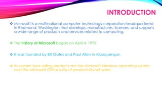 A case study On Microsoft | PPTX