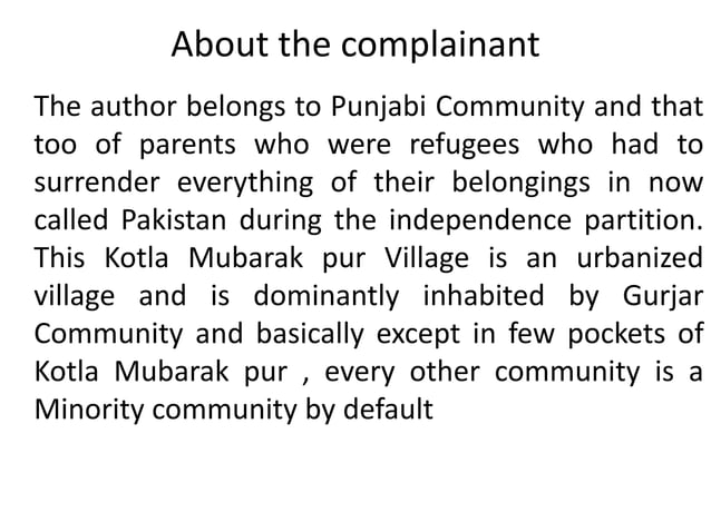 A case study violation fund right | PPT