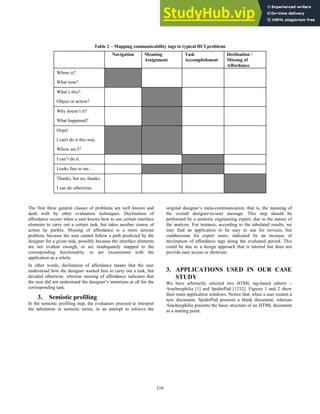 A Case Study For Evaluating Interface Design Through Communicability | PDF
