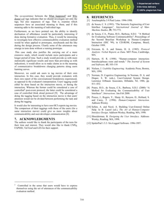 A Case Study For Evaluating Interface Design Through Communicability | PDF