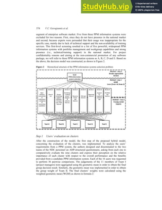 A Case Study For Project And Portfolio Management Information System ...