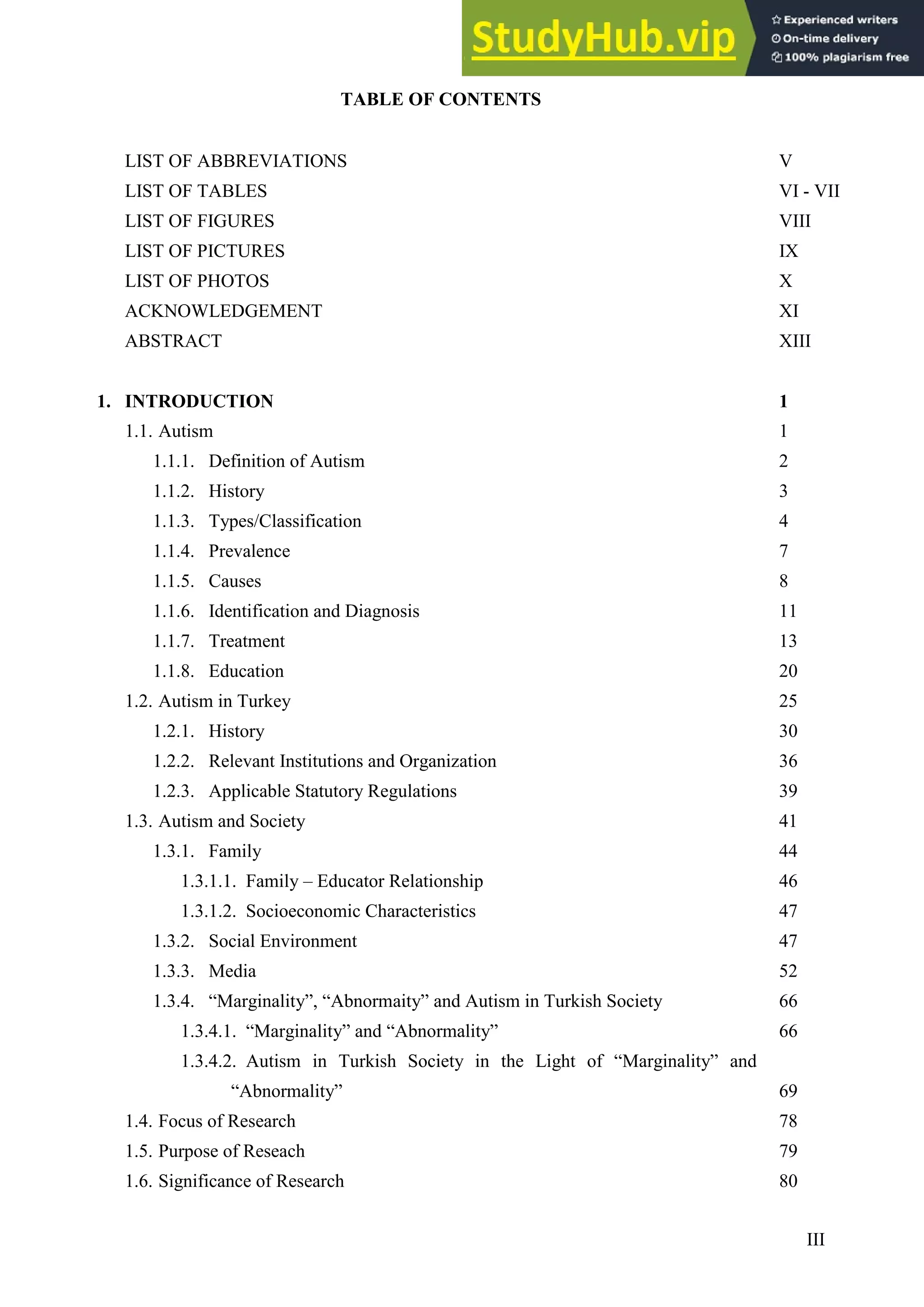 A CASE STUDY FROM TURKEY ON AUTISM | PDF