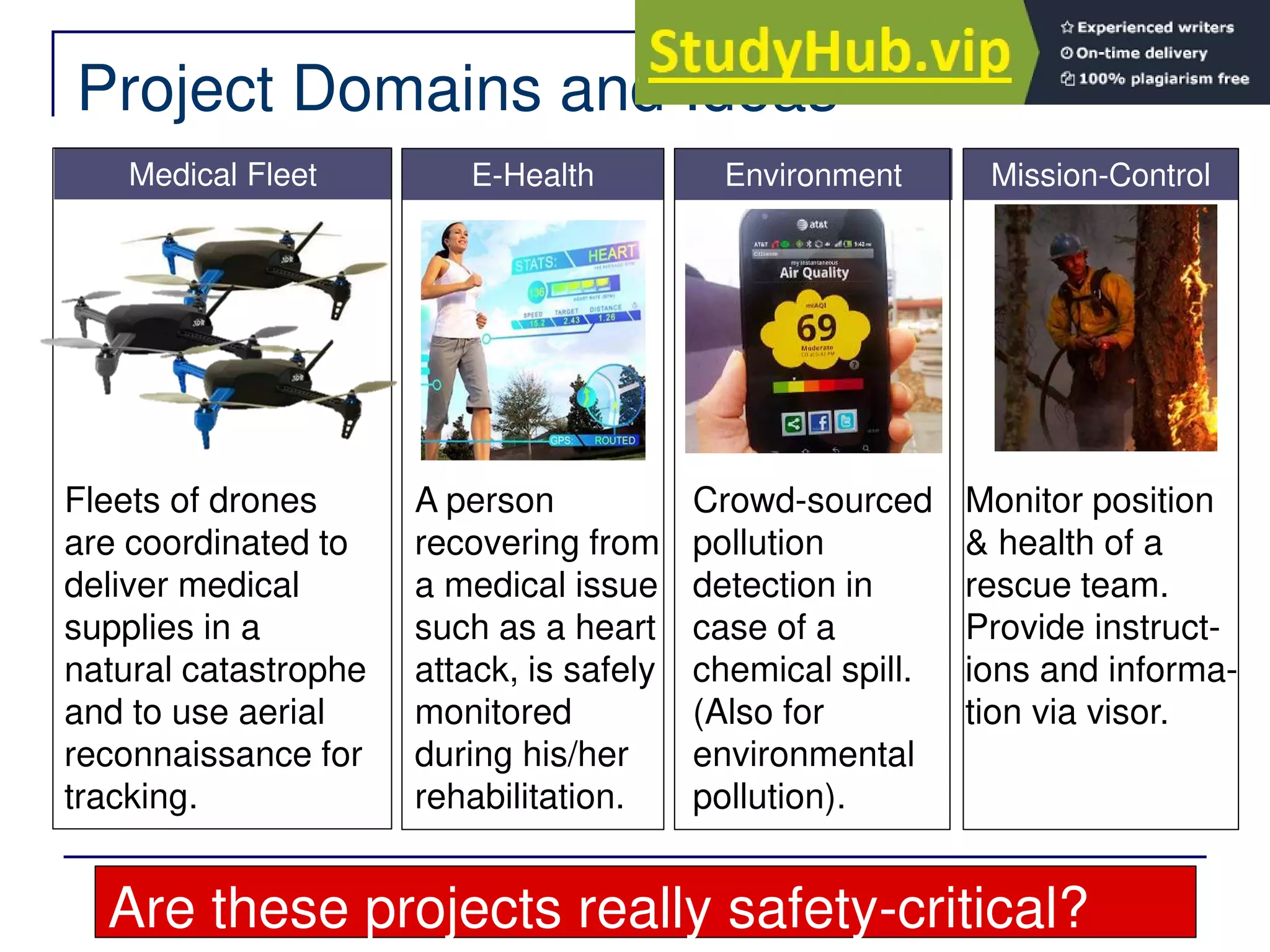 A Case Study Injecting Safety-Critical Thinking Into Graduate Software Engineering Projects | PPT