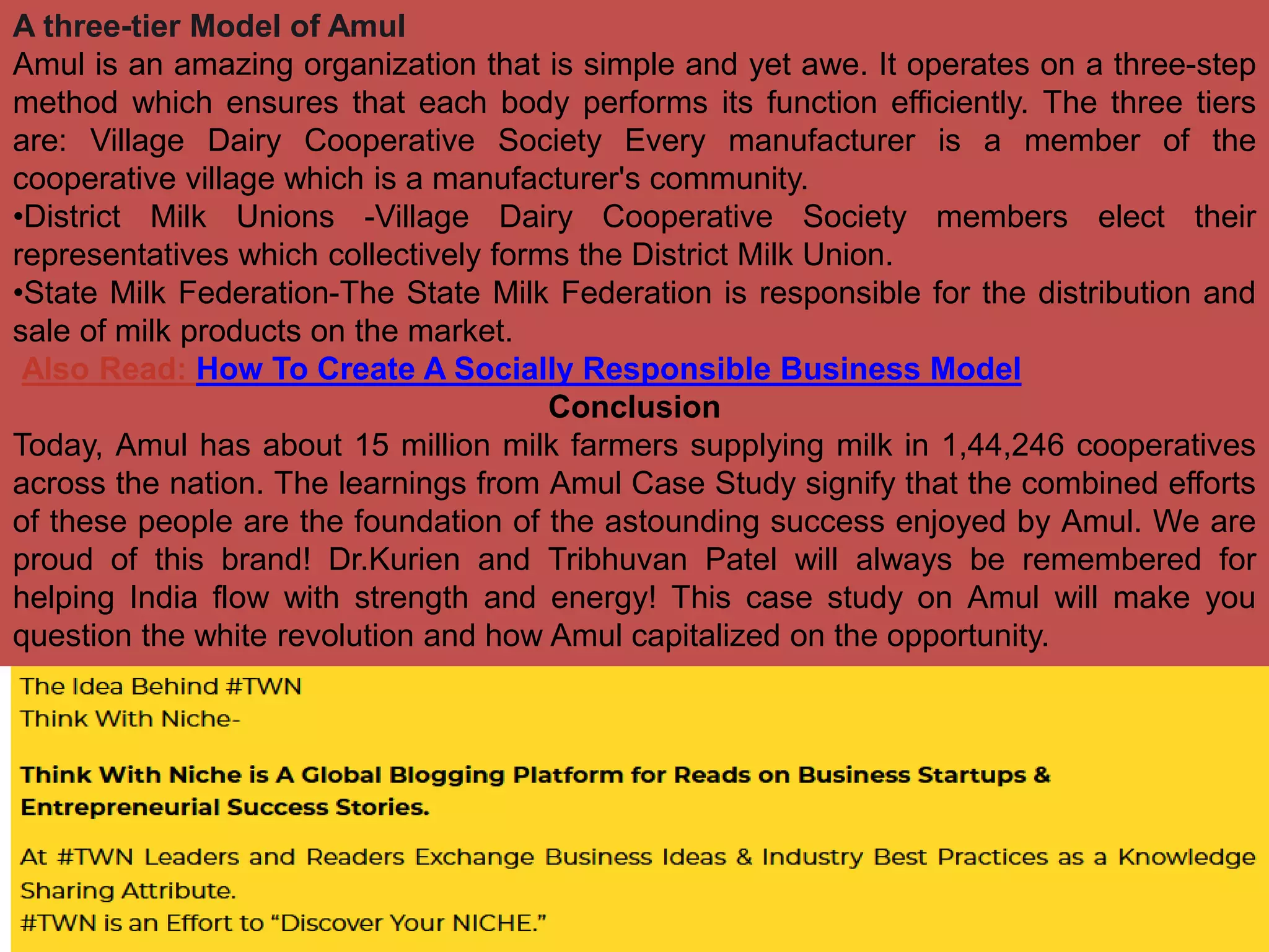 A Case Study of Amul: The Taste of India! | PDF