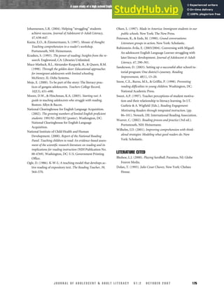 A Case Study Of An High School English Language Learner And His Reading | PDF