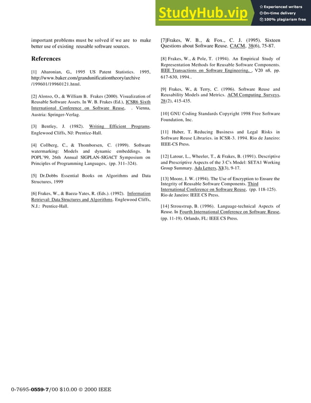 A Case Study Of A Reusable Component Collection | PDF | Programming Languages | Computing